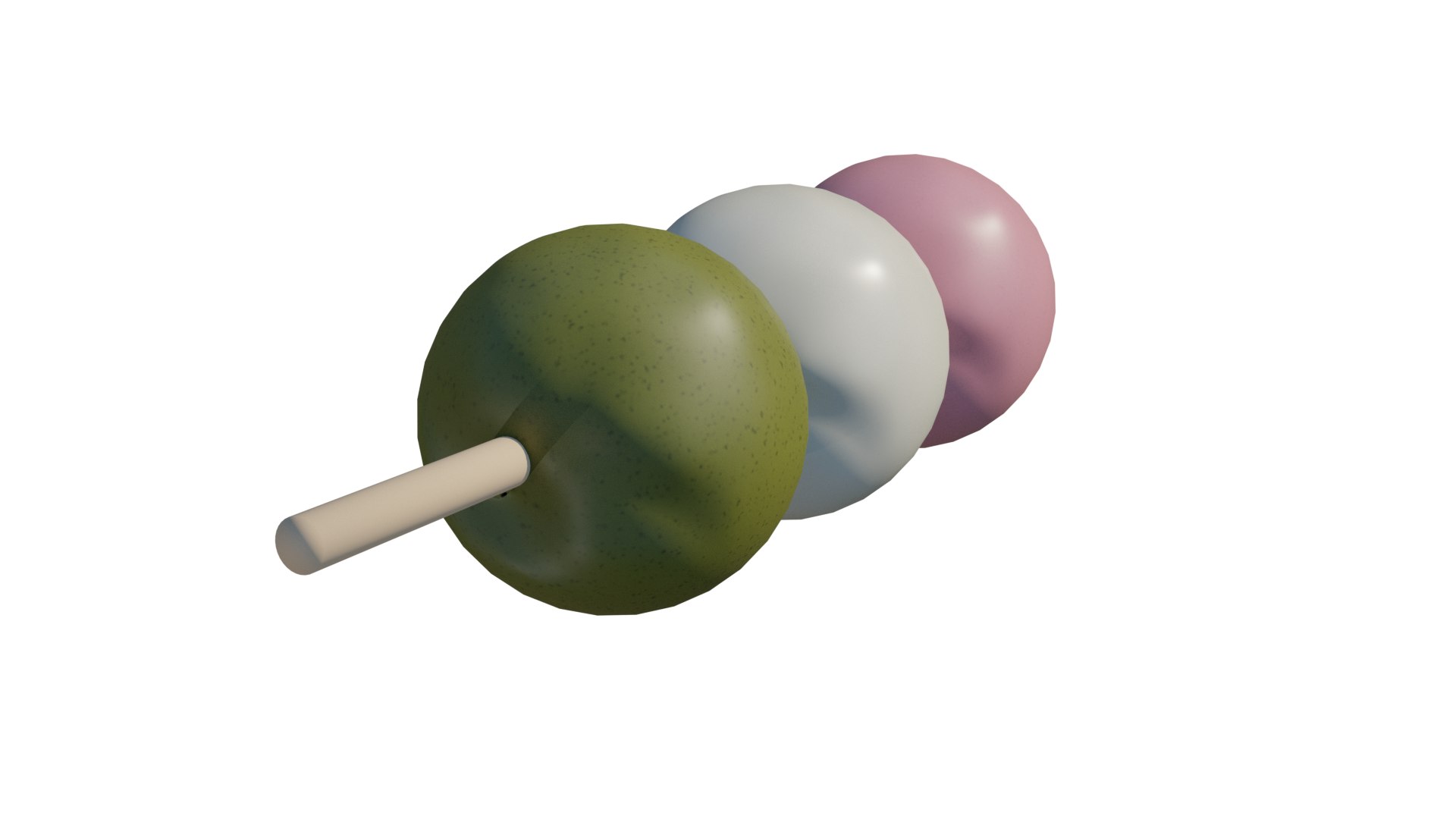 3D Model Dango -Japanese Sweets- - TurboSquid 2292122