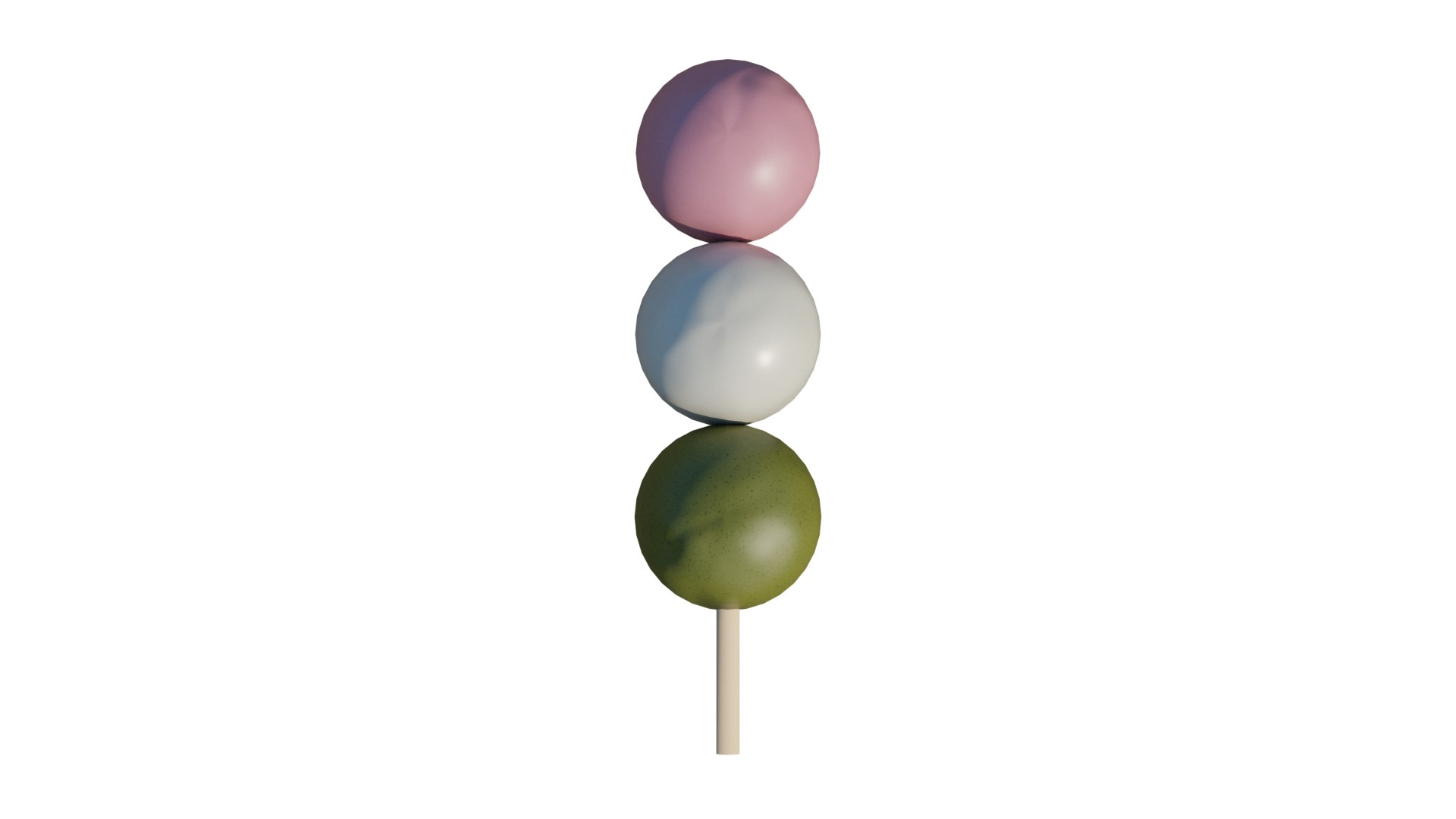 3D Model Dango -Japanese Sweets- - TurboSquid 2292122