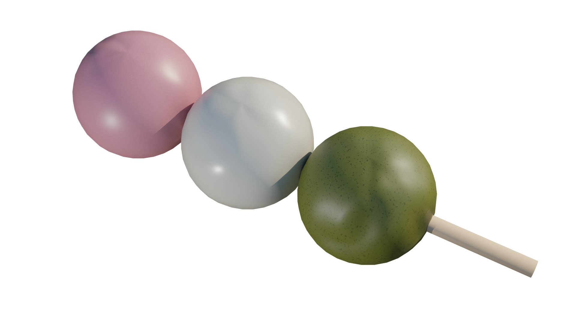 3D Model Dango -Japanese Sweets- - TurboSquid 2292122