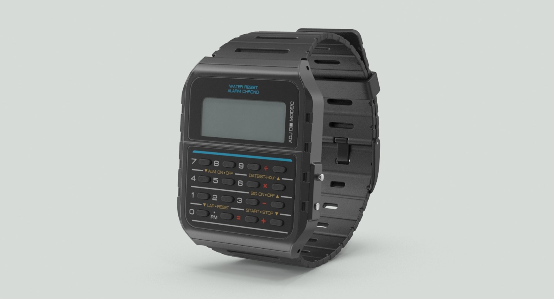 3d calculator watch model