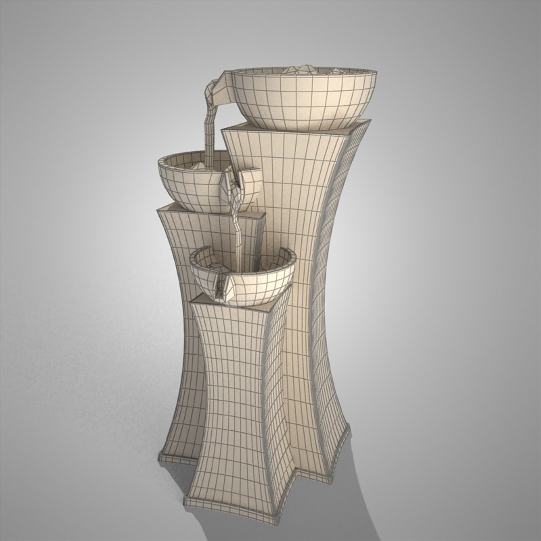 3d Fountain Model