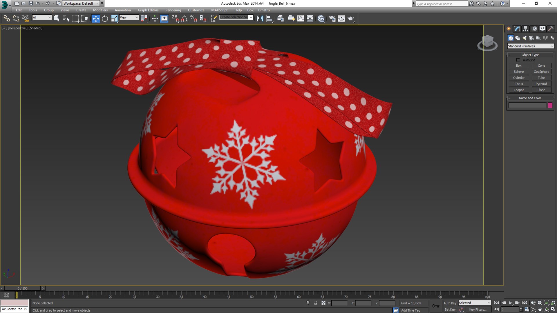 3D Jingle Bell 6 Model - TurboSquid 1557225