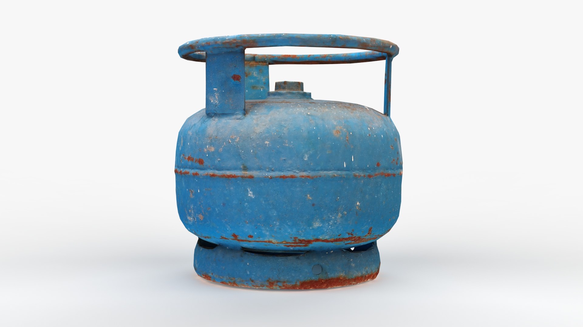 3D Rust Blue Picnic Tube Model - TurboSquid 2041815