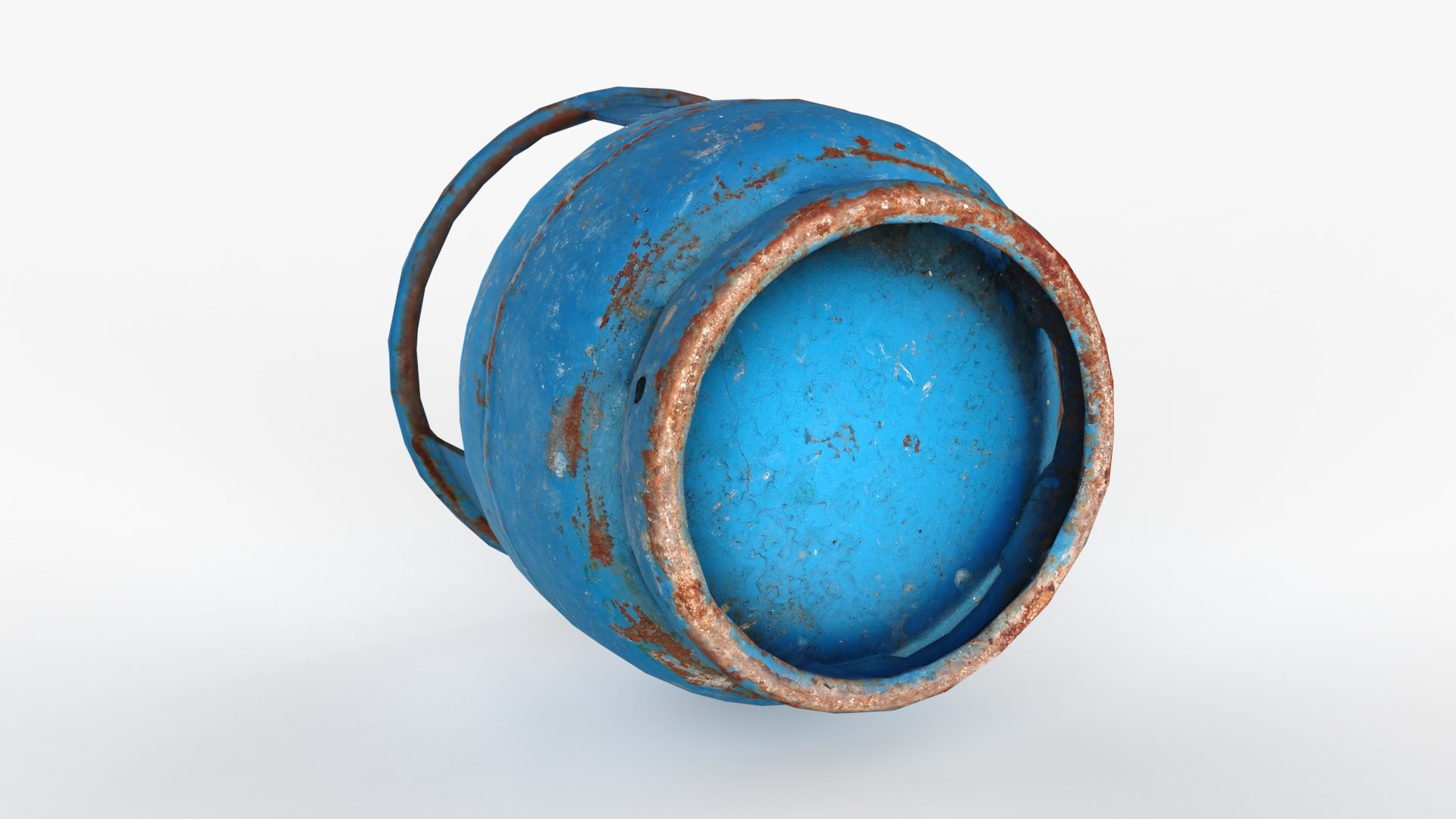 3D Rust Blue Picnic Tube Model - TurboSquid 2041815