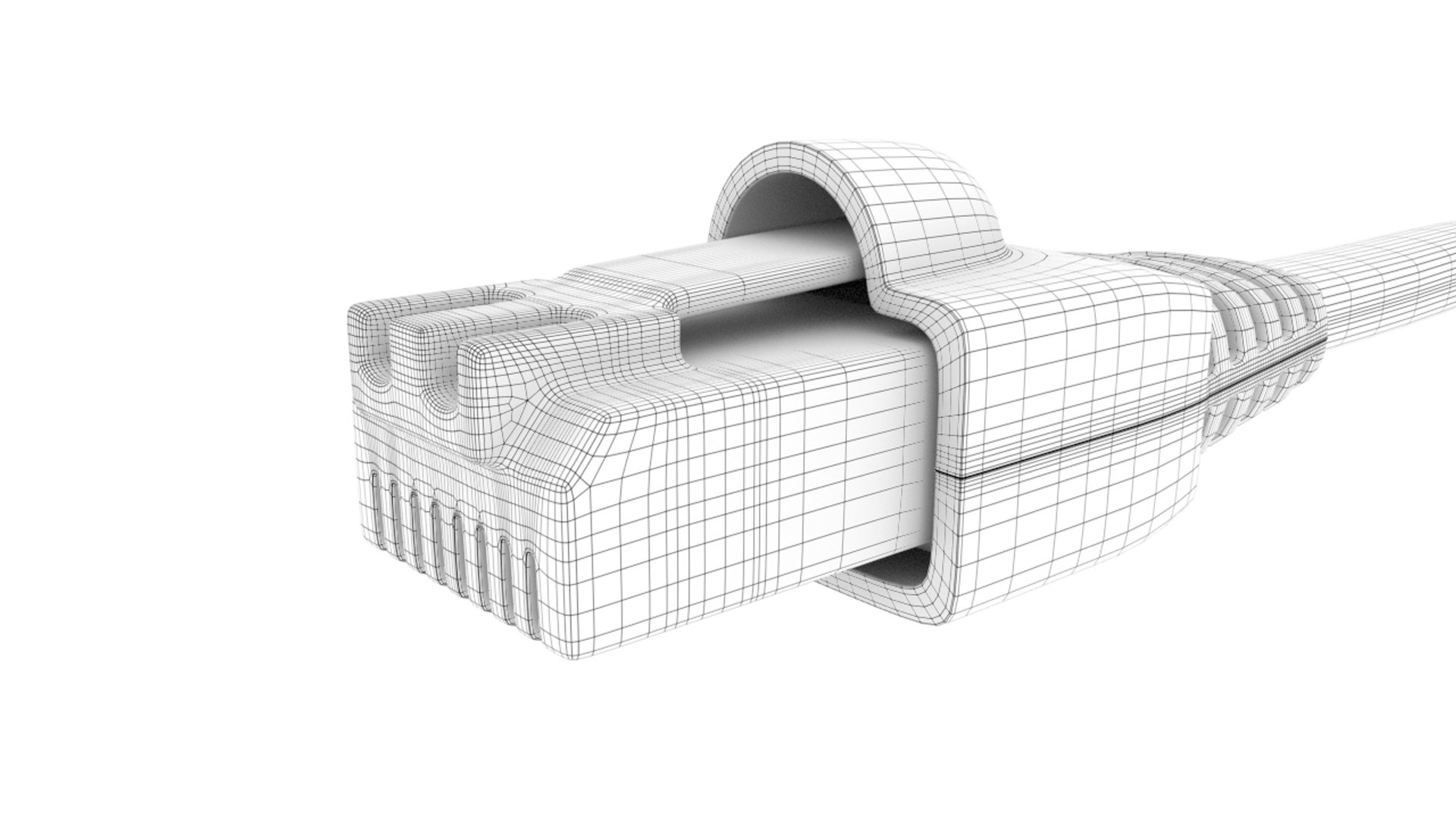 Rj45 Connector 3D Model - TurboSquid 1487242