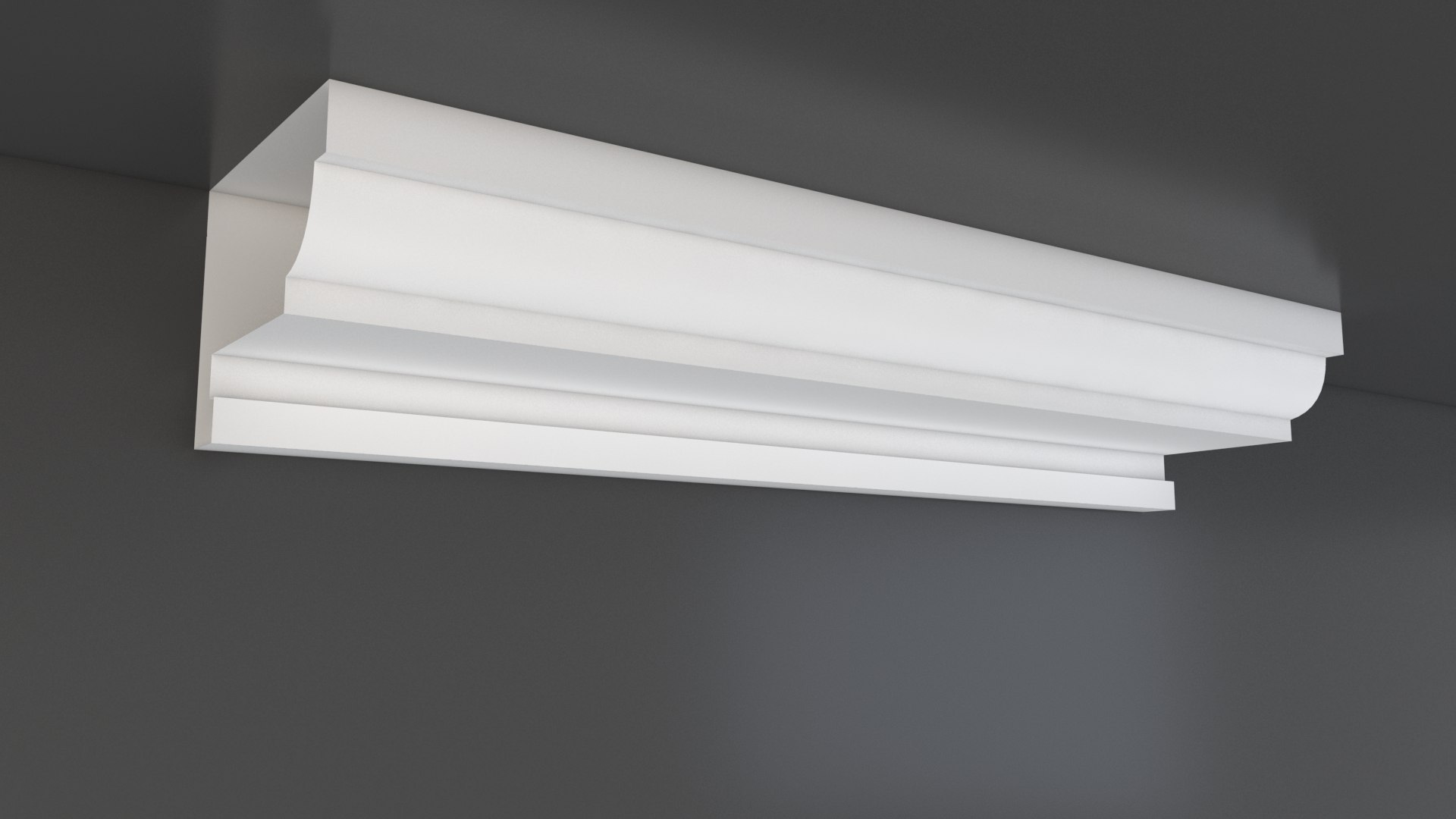 3D Model Cornice 103 Straight - TurboSquid 2026387