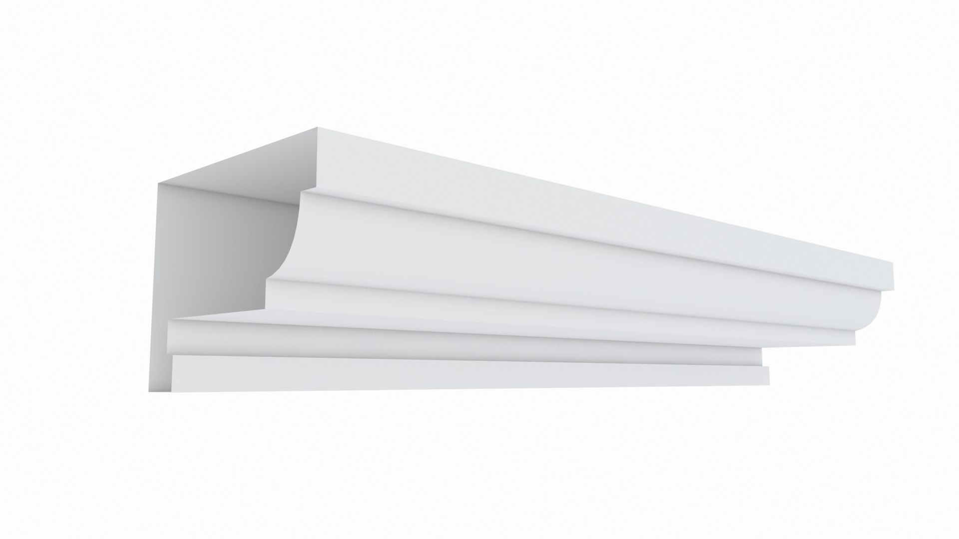 3D Model Cornice 103 Straight - TurboSquid 2026387