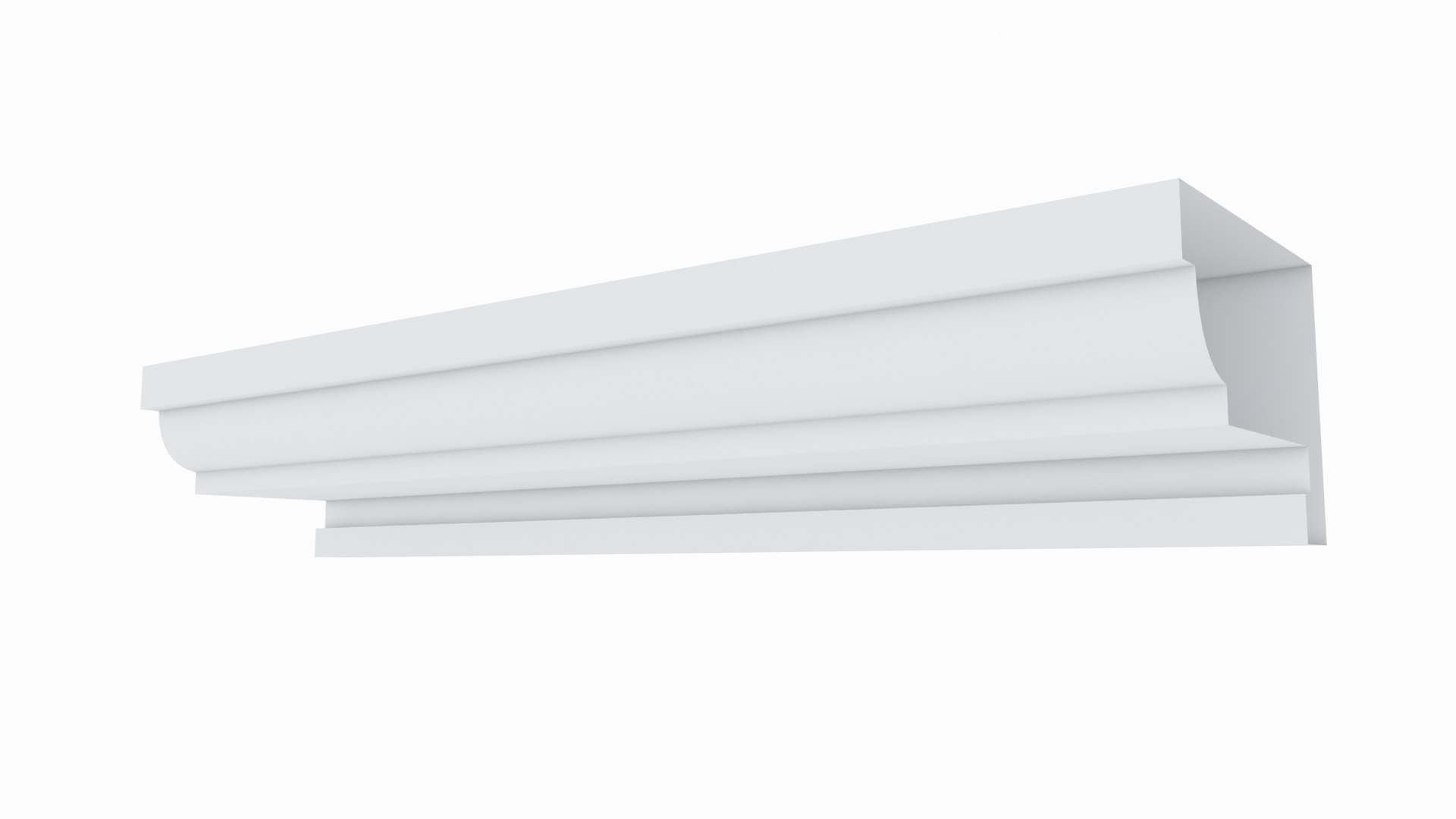 3D Model Cornice 103 Straight - TurboSquid 2026387