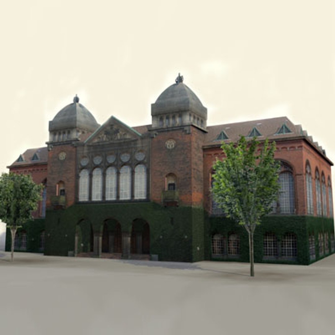 copenhagen building 3d model