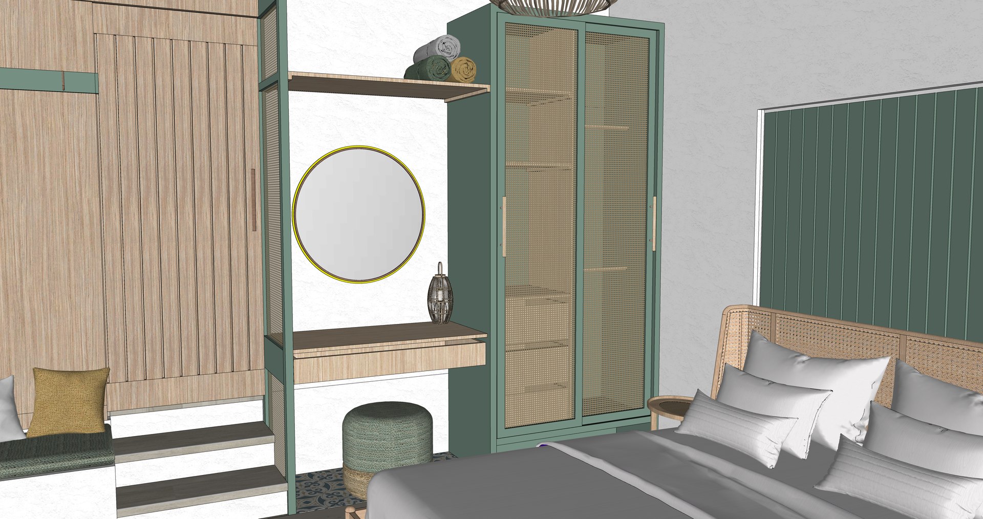 3D BEACH HOTEL ROOM - TurboSquid 1954090