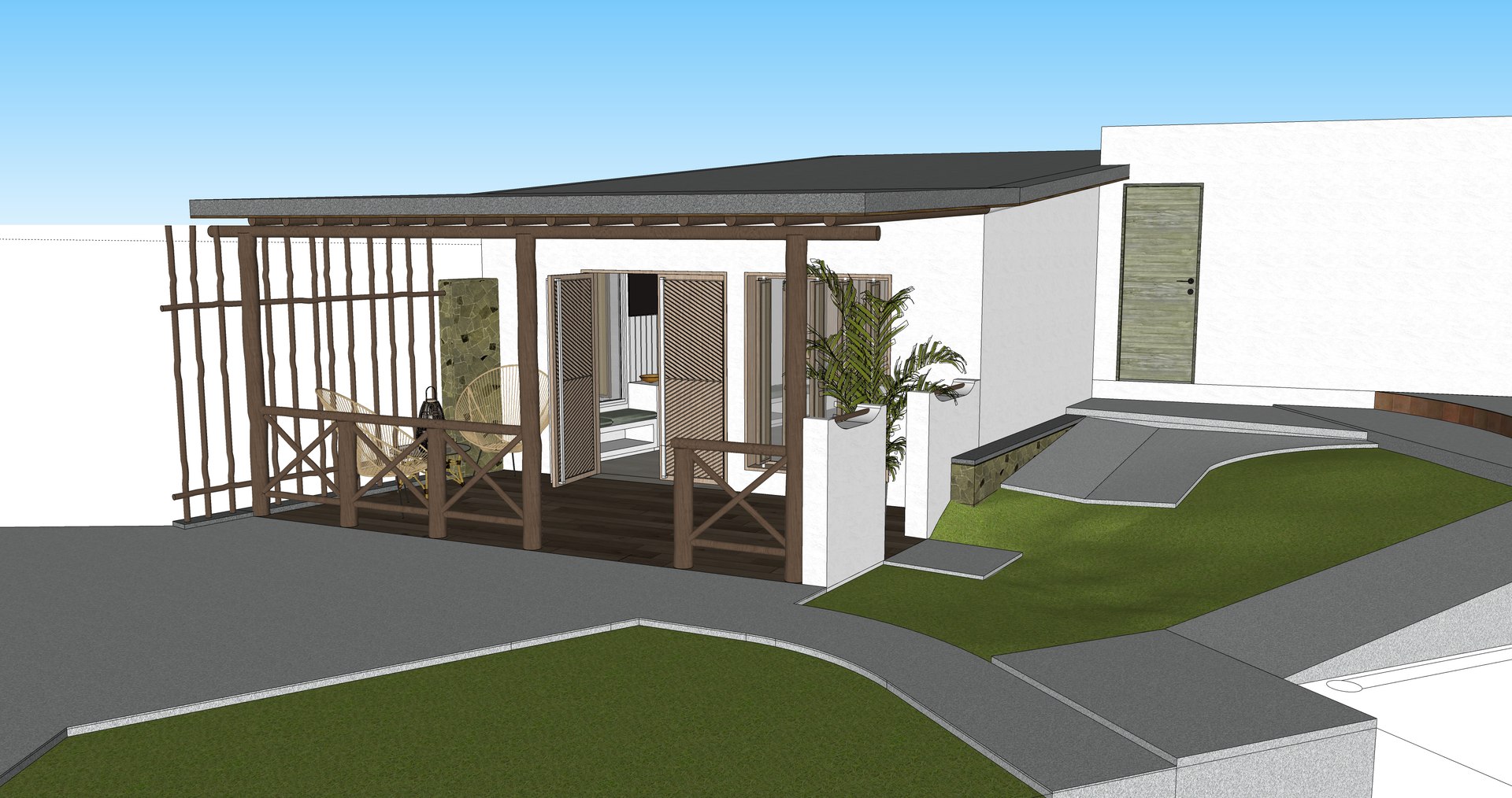 3D BEACH HOTEL ROOM - TurboSquid 1954090