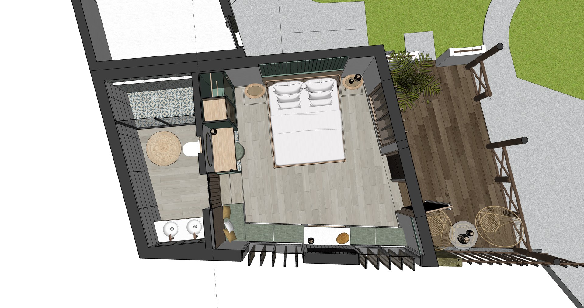 3D BEACH HOTEL ROOM - TurboSquid 1954090