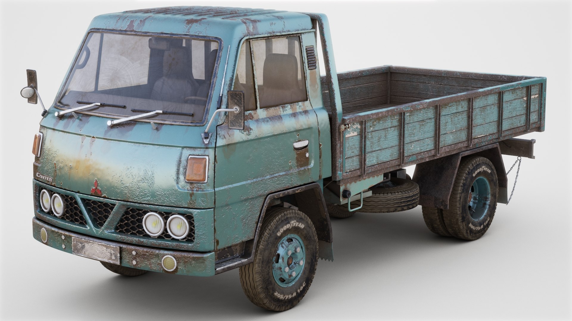 Mitsubishi Fuso Canter mk3 PBR 3D model - TurboSquid 2119318