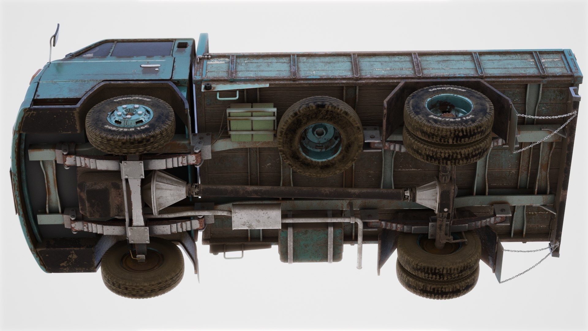 Mitsubishi Fuso Canter Mk3 PBR 3D Model - TurboSquid 2119318