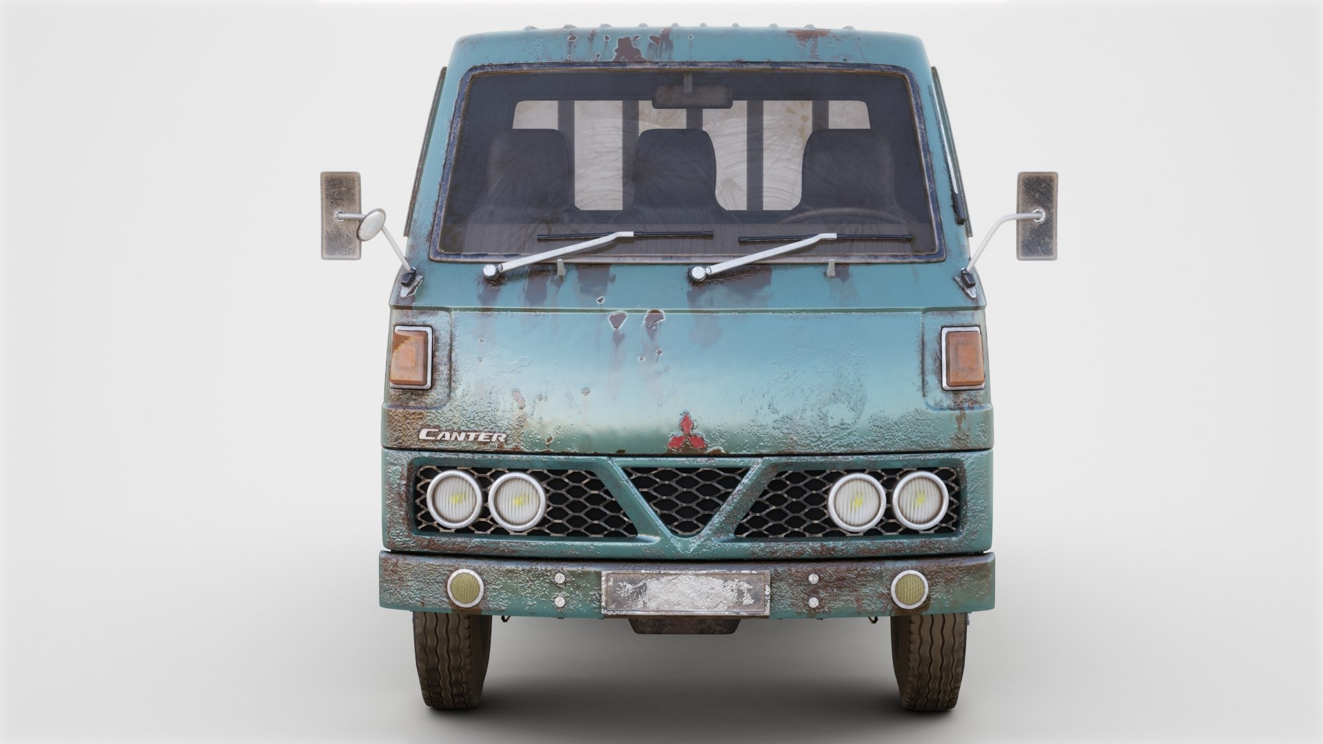 Mitsubishi Fuso Canter Mk3 PBR 3D Model - TurboSquid 2119318