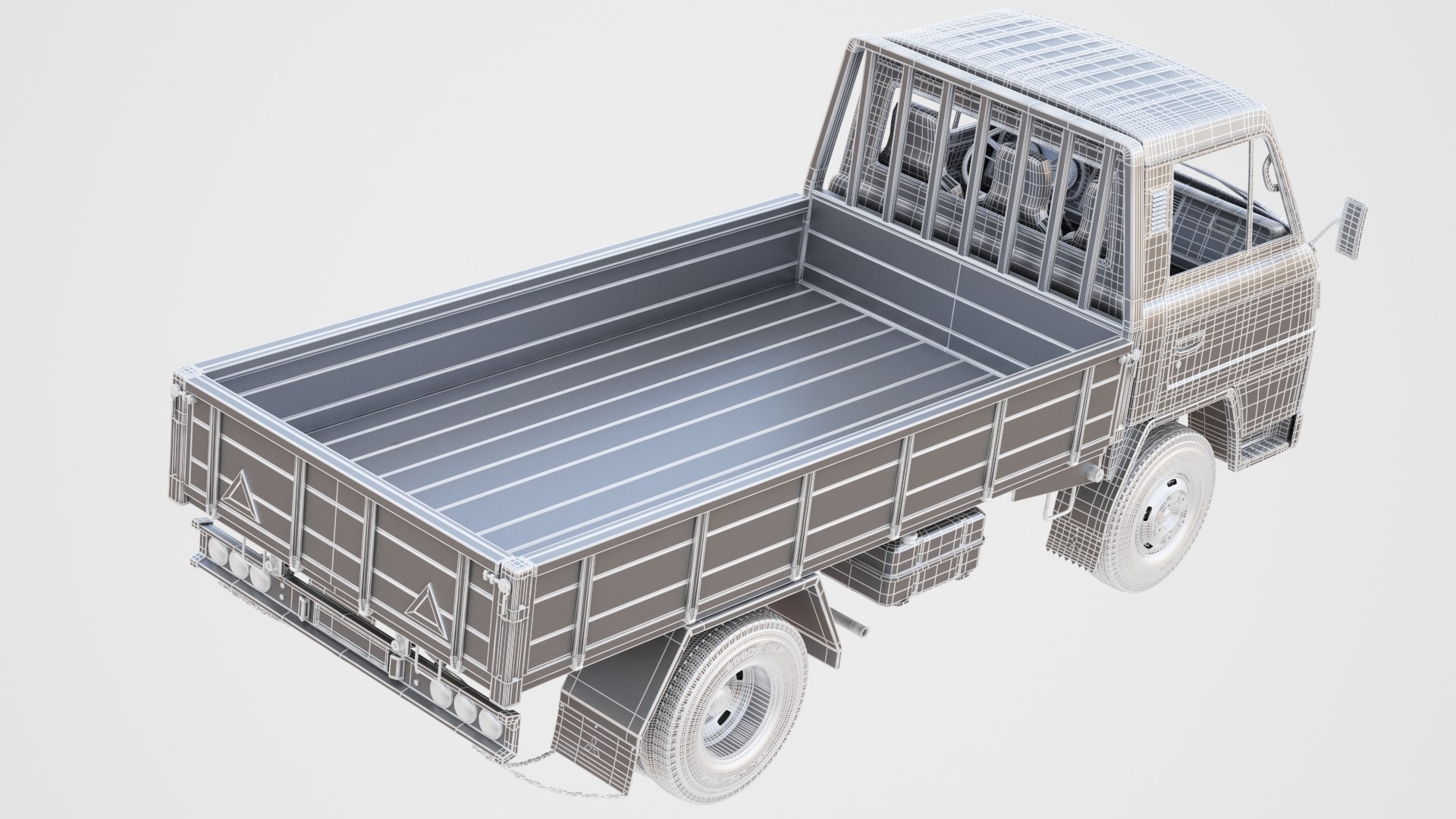 Mitsubishi Fuso Canter mk3 PBR 3D model - TurboSquid 2119318