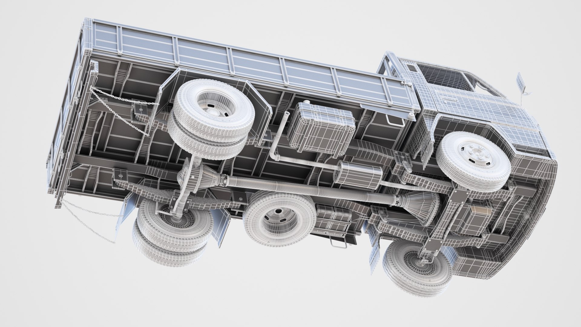 Mitsubishi Fuso Canter mk3 PBR 3D model - TurboSquid 2119318