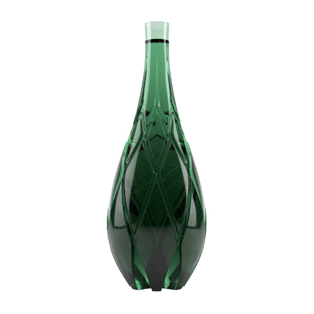 3D Vintage Glass Potion Bottle C4D FBX OBJ STL - TurboSquid 1973164