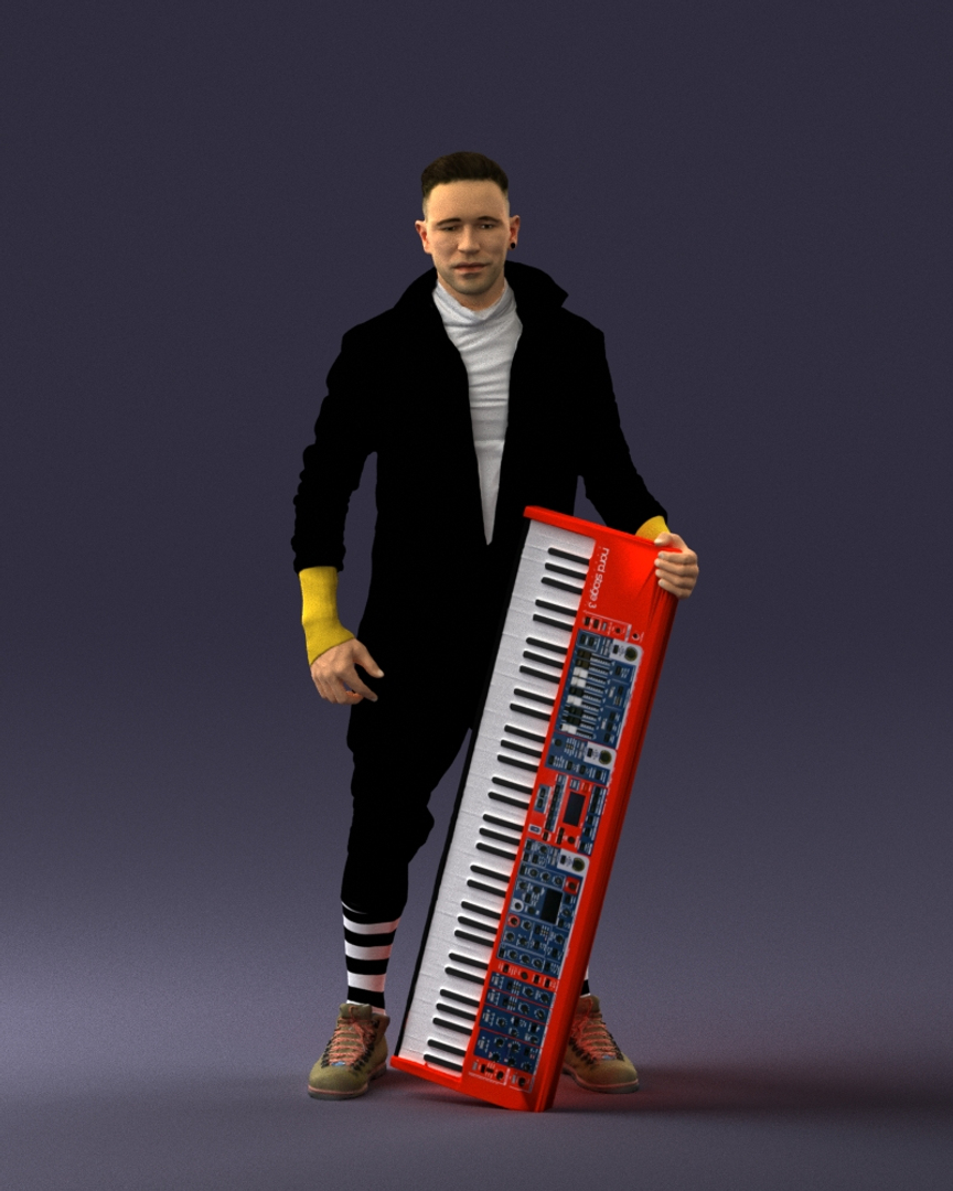 Musician Music 3D Model - TurboSquid 1387972