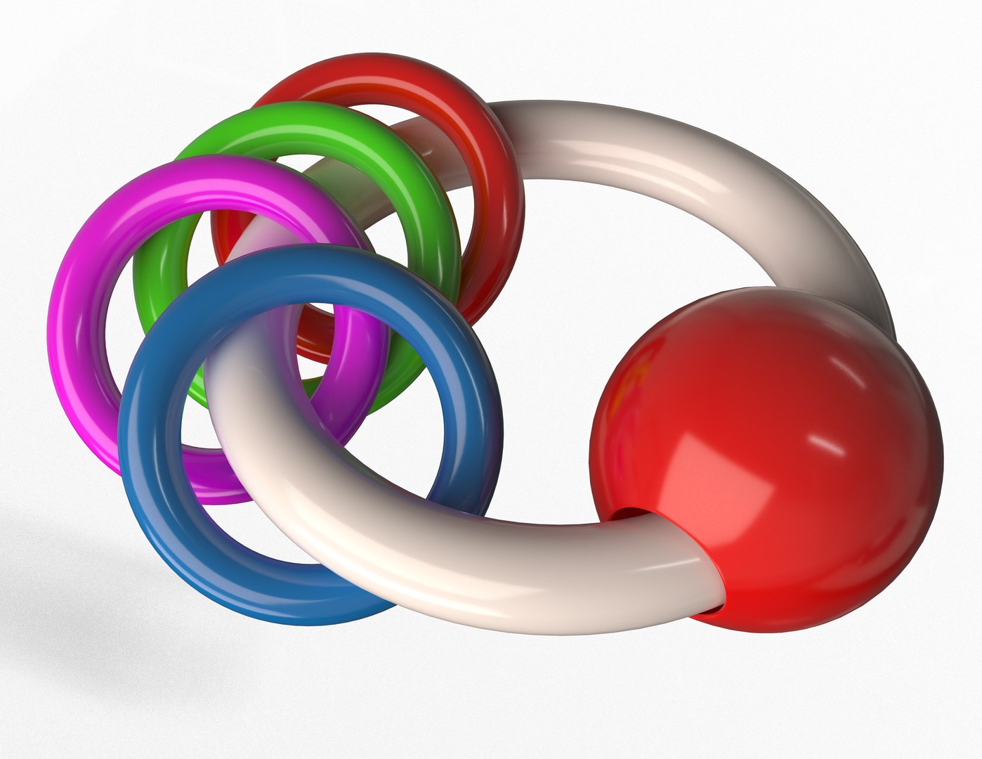 3D Baby Rattle model - TurboSquid 1731042