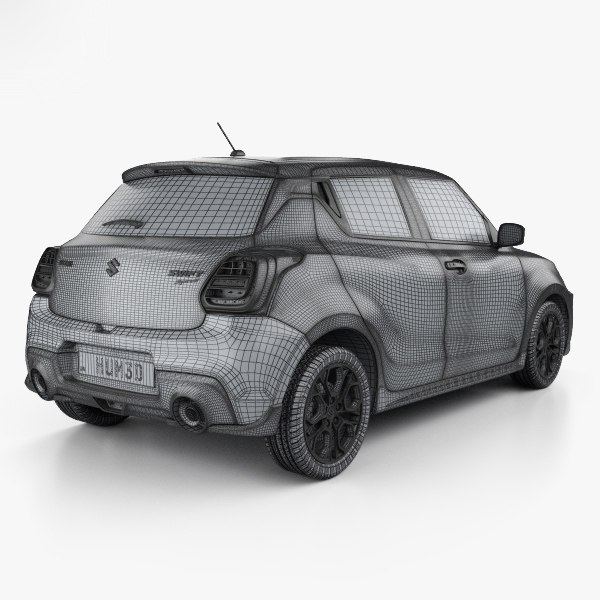 modelo 3d Suzuki Swift Sport 2017 - TurboSquid 1391771
