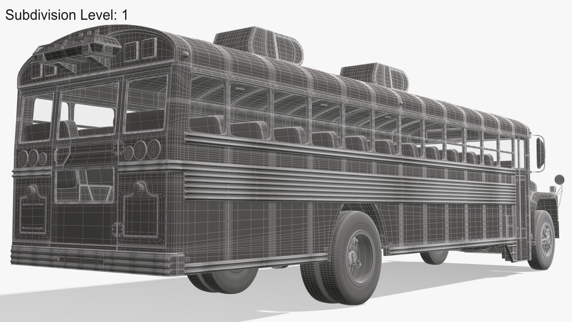 3D NYPD Bus And Prison Bus Model - TurboSquid 2424858
