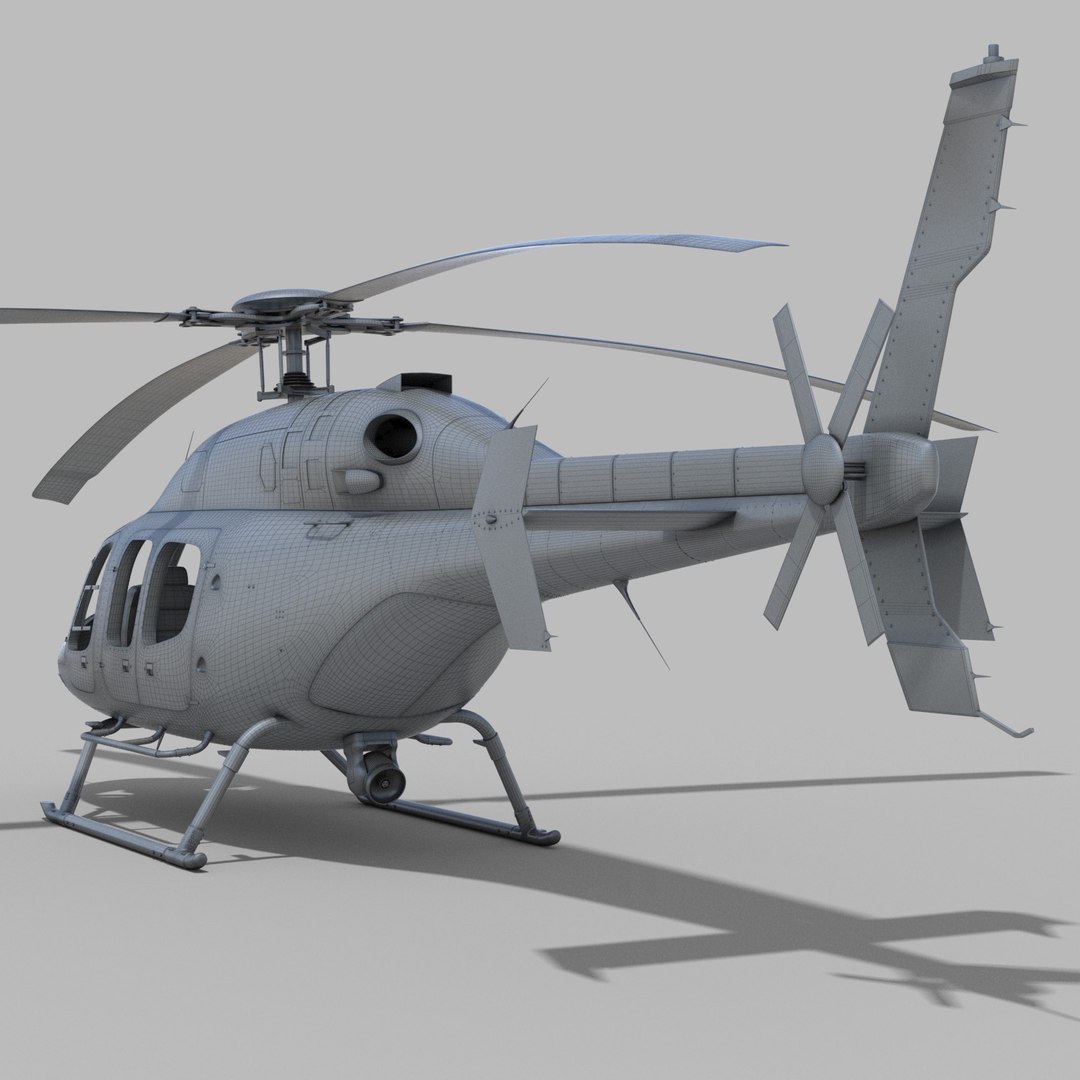 Bell 429 Ems 3d Model