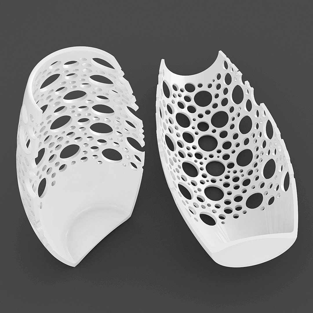 3d perforated vase