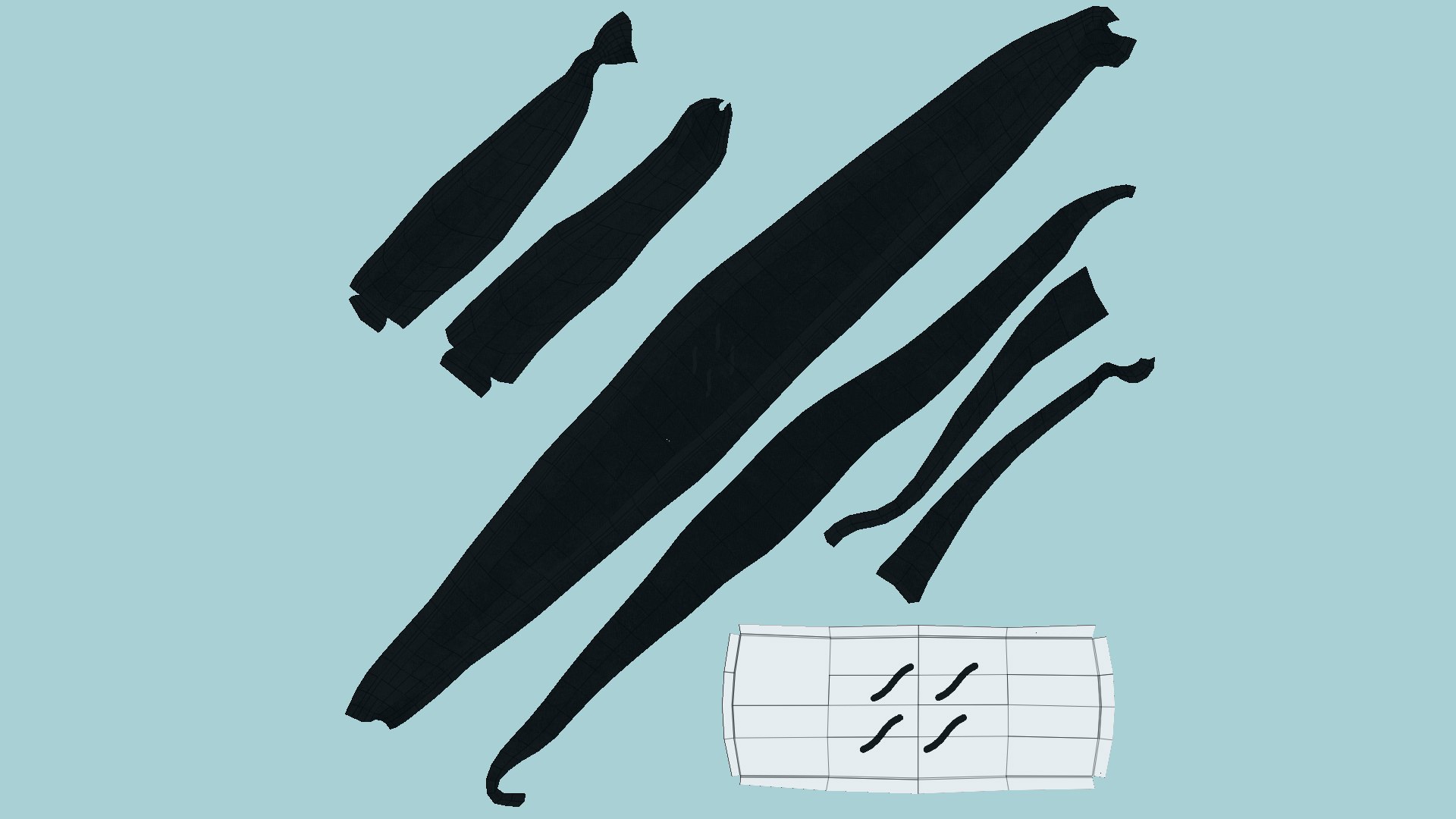 3D Naruto Bandana 07 - Mist Village - Character Design Fashion ...