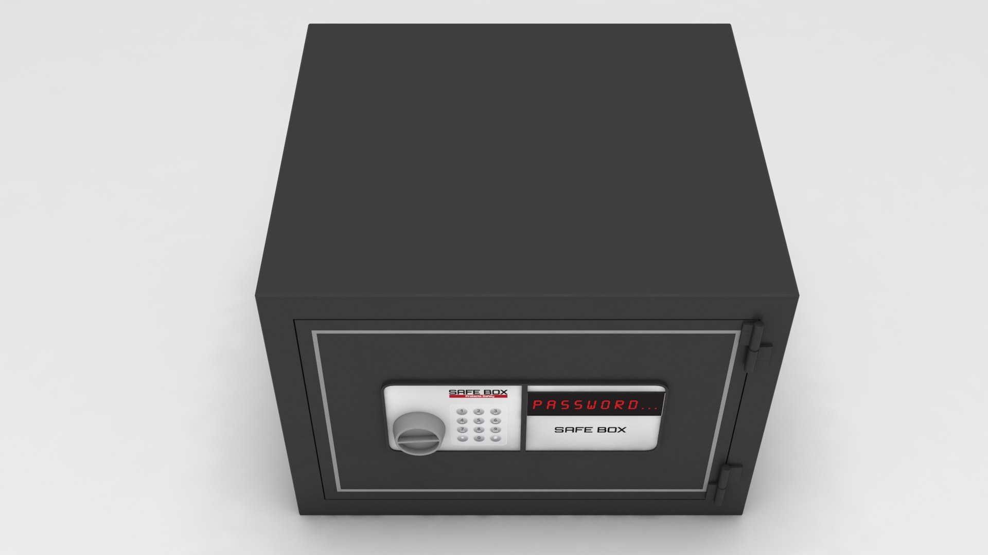 Modeled Steel Safe Model - TurboSquid 1618453