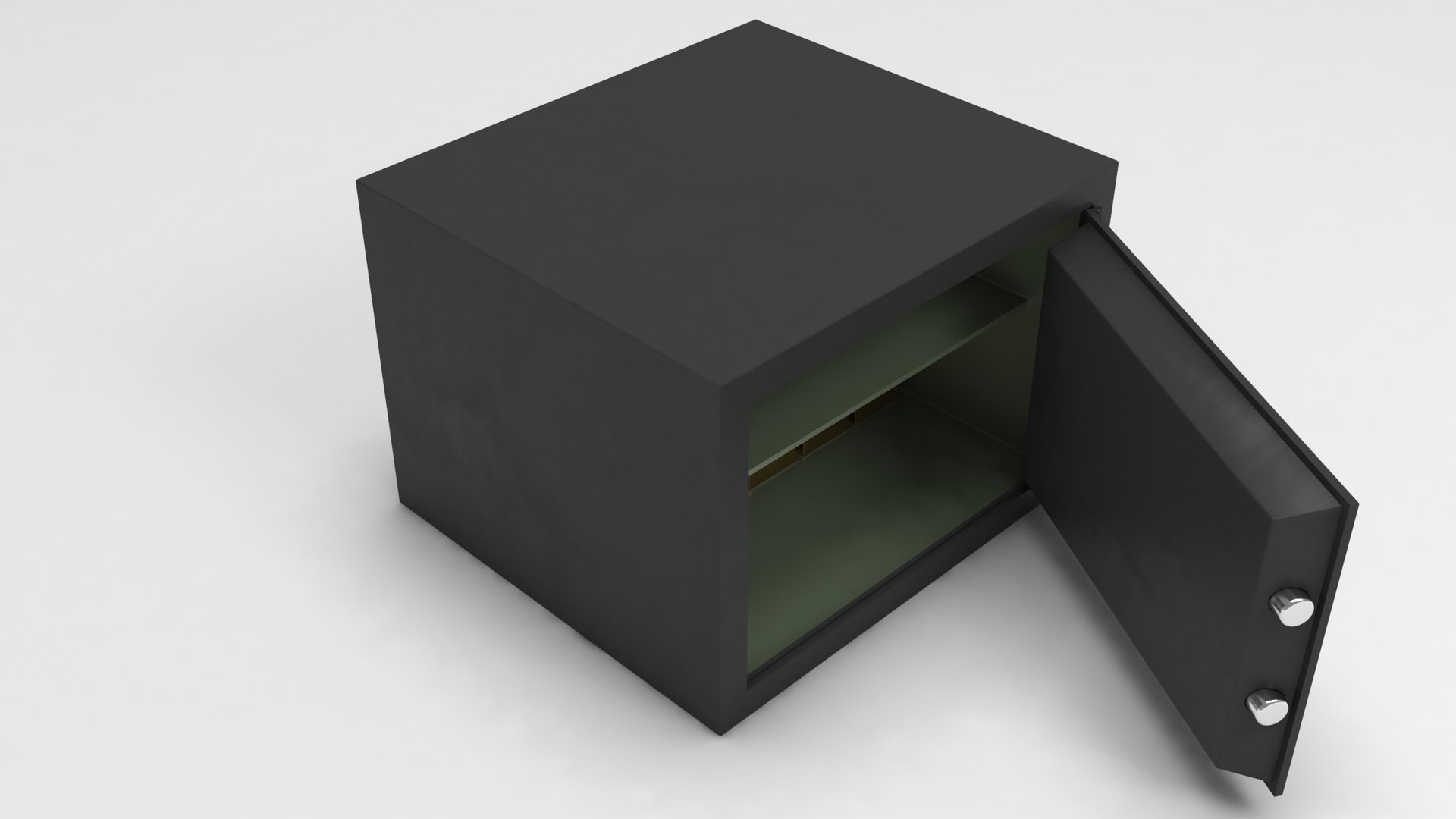 Modeled Steel Safe Model - TurboSquid 1618453