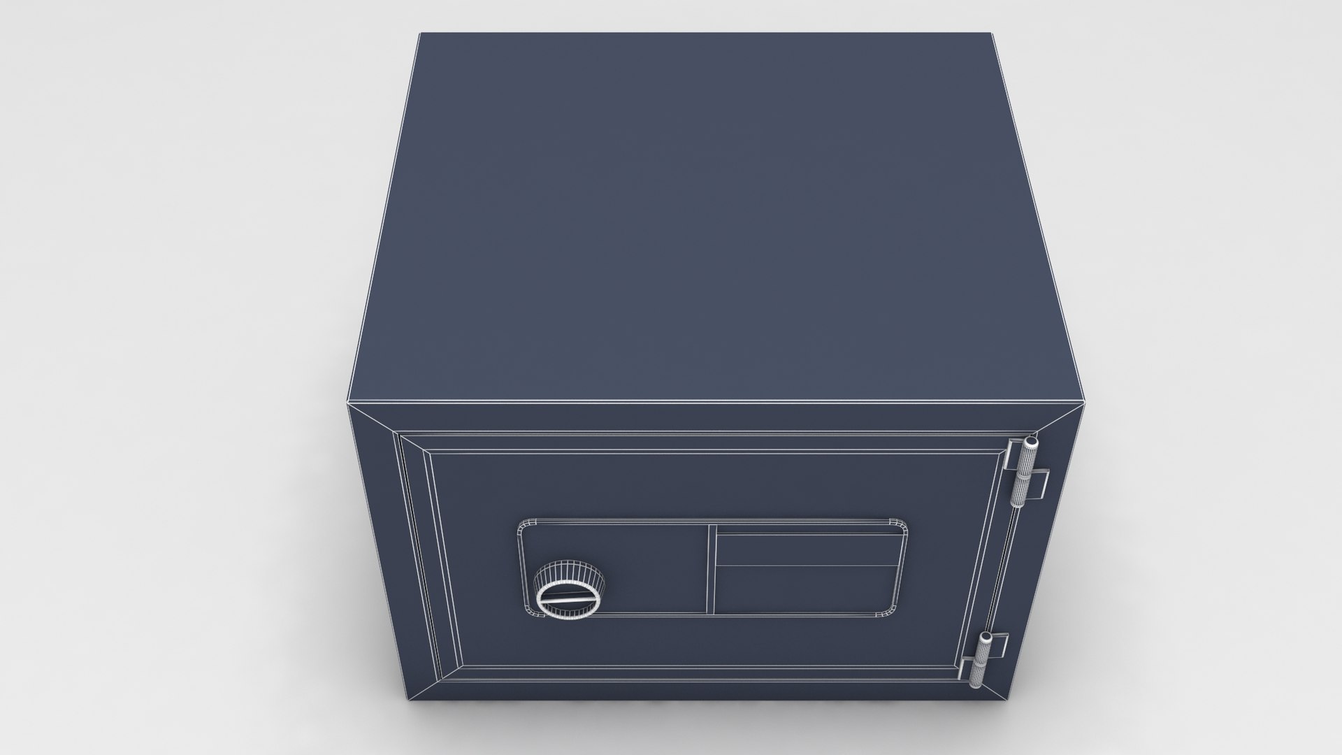 Modeled Steel Safe Model - TurboSquid 1618453