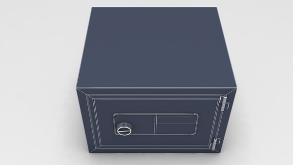 Modeled steel safe model - TurboSquid 1618453