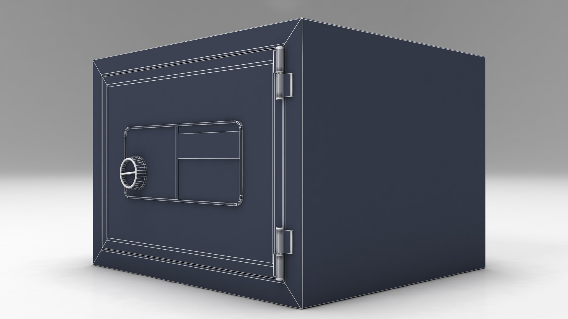 Modeled Steel Safe Model - TurboSquid 1618453