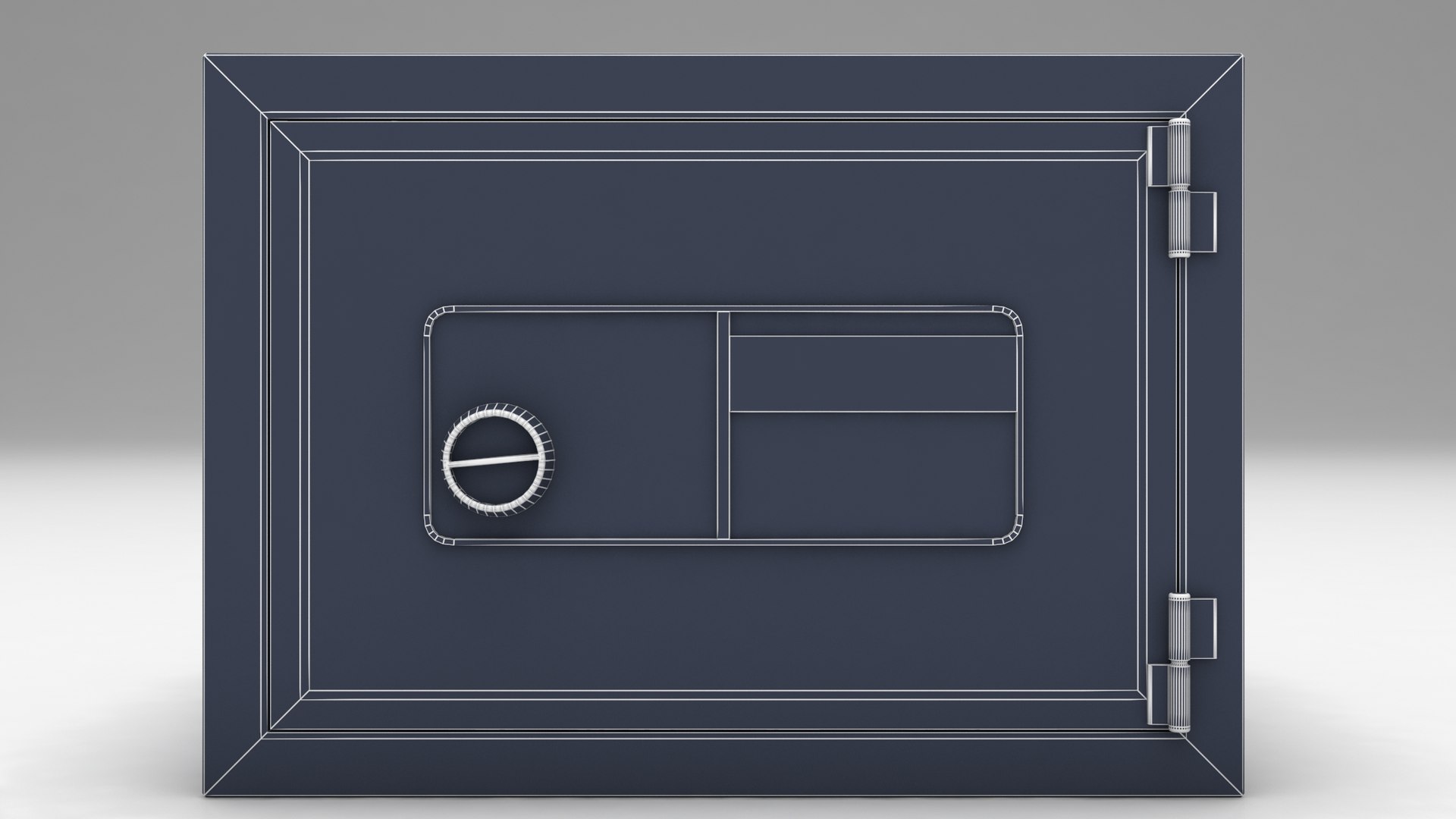 Modeled Steel Safe Model - TurboSquid 1618453