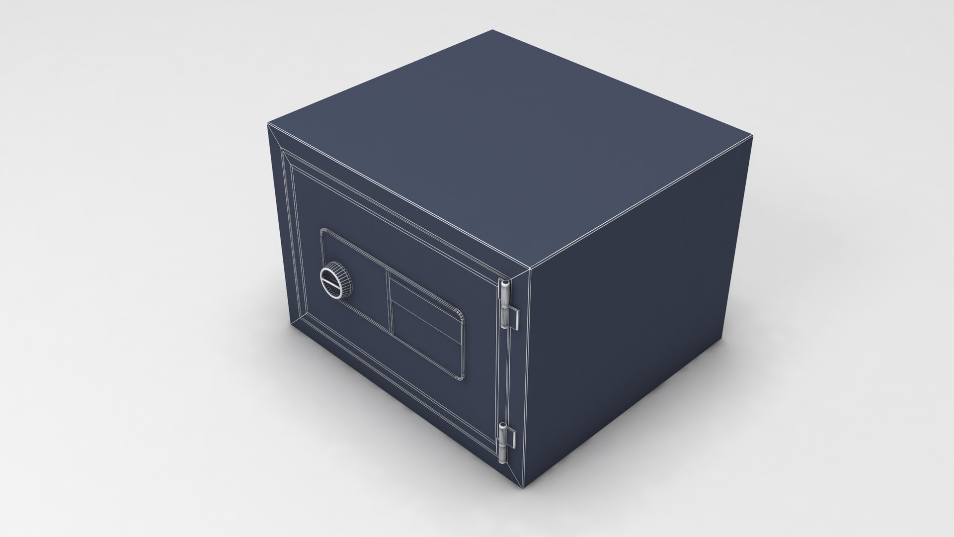 Modeled Steel Safe Model - TurboSquid 1618453