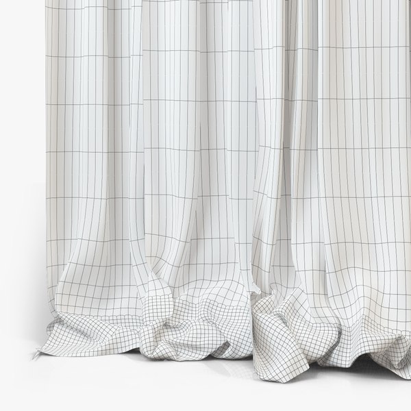 3d model of curtains m06