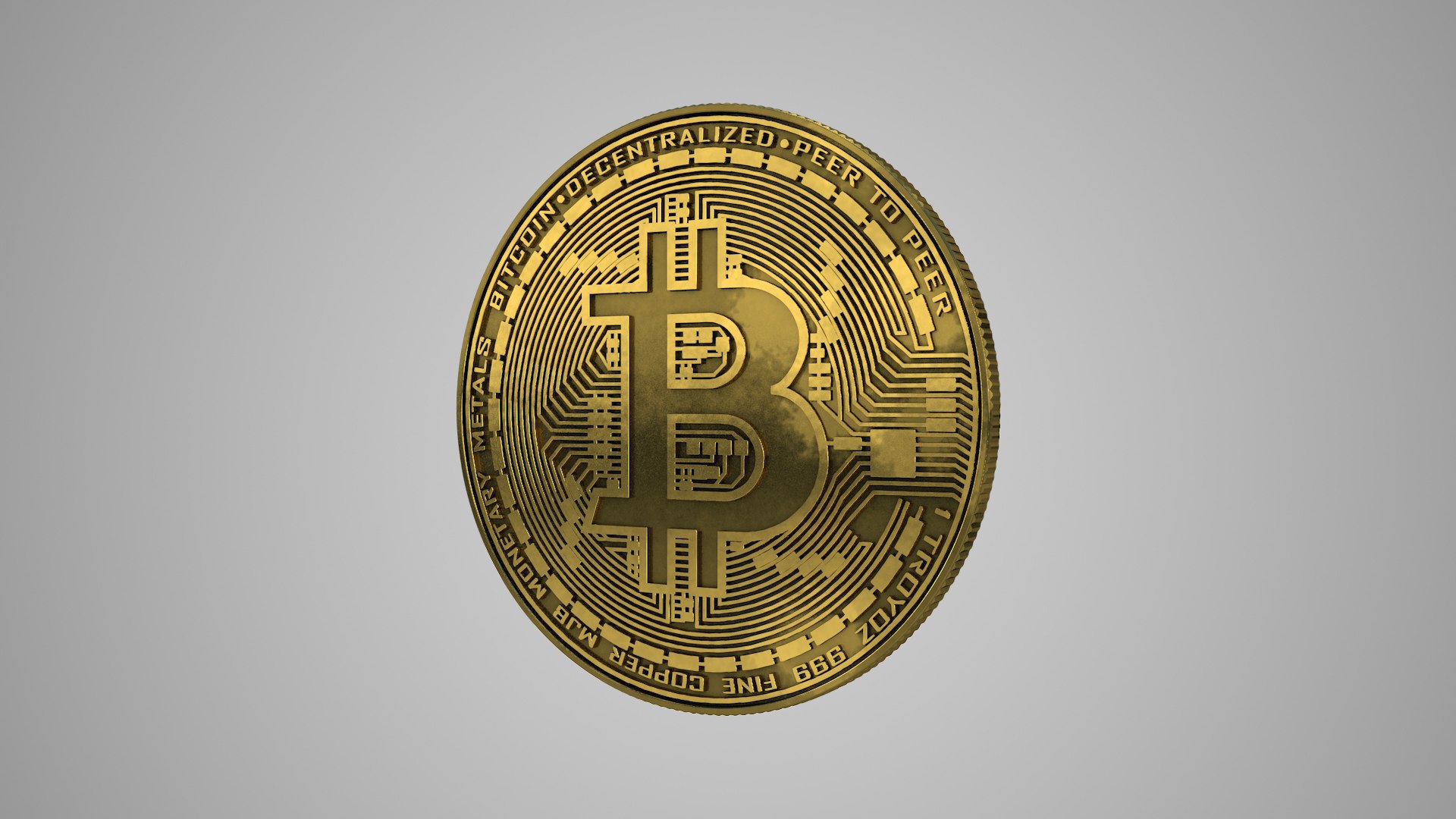 3D Bitcoin - TurboSquid 1690405