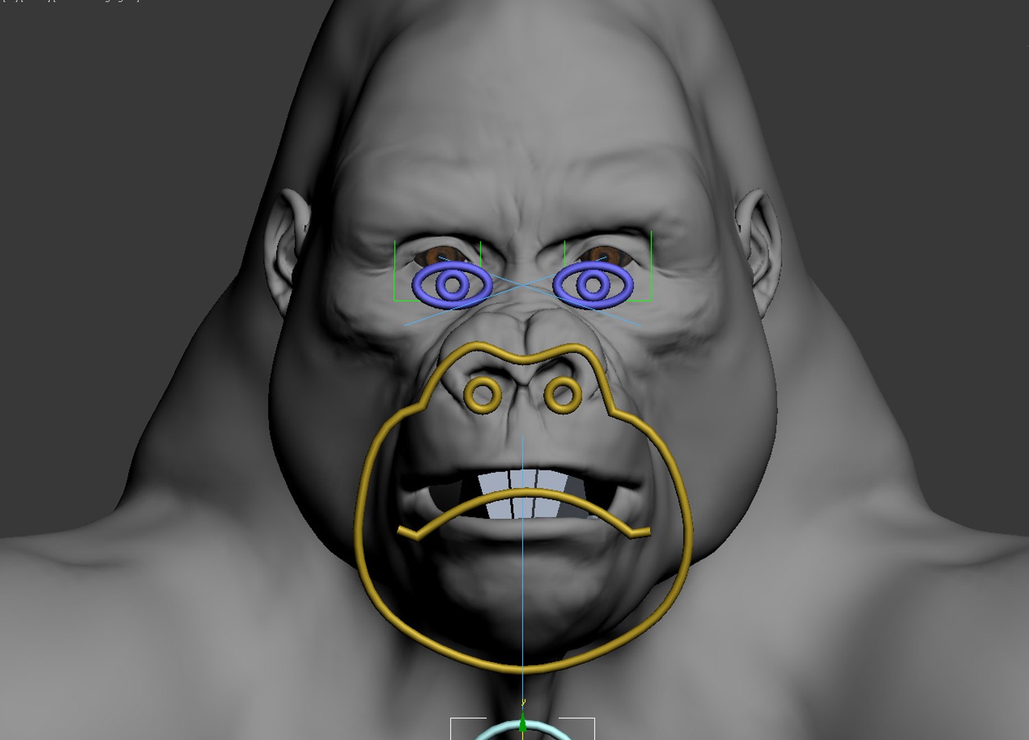 gorilla rigging animation max