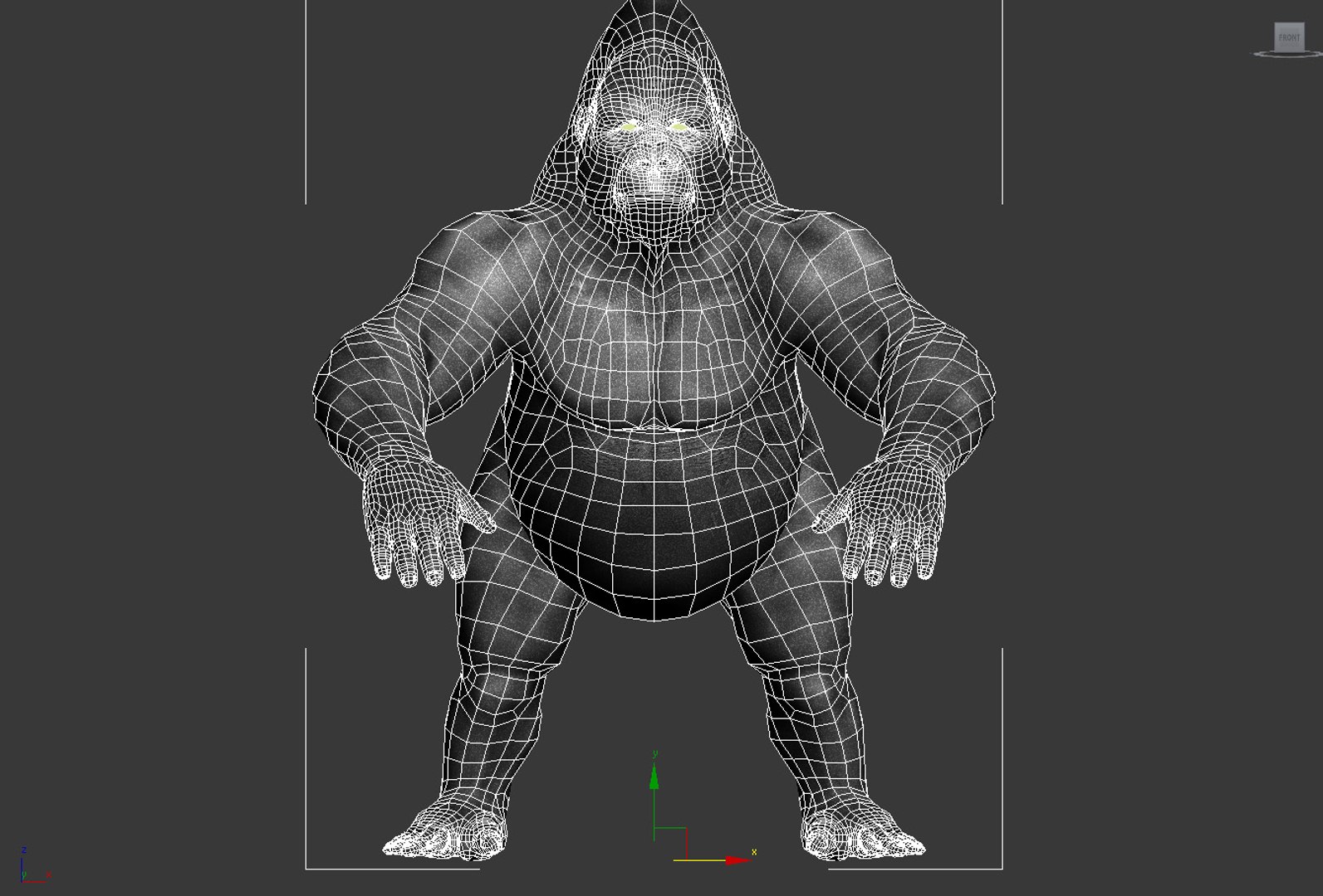Gorilla Rigging Animation Max