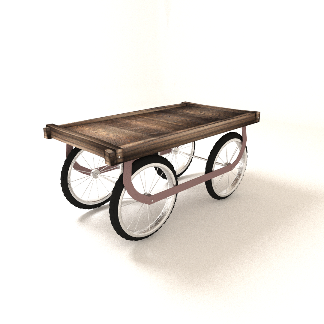 3D model hawker cart - TurboSquid 1213003