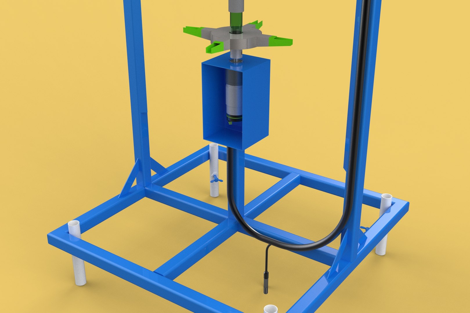 3D SPREADER ROTARY AUTOMATIC FISH FEEDER CENTRIFUGAL Model - TurboSquid ...