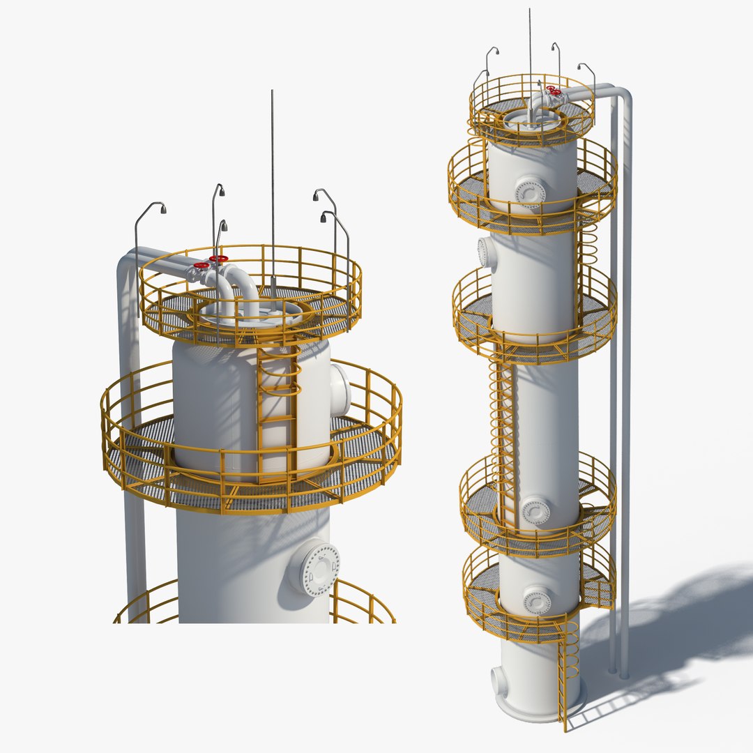 oil storage 3d model