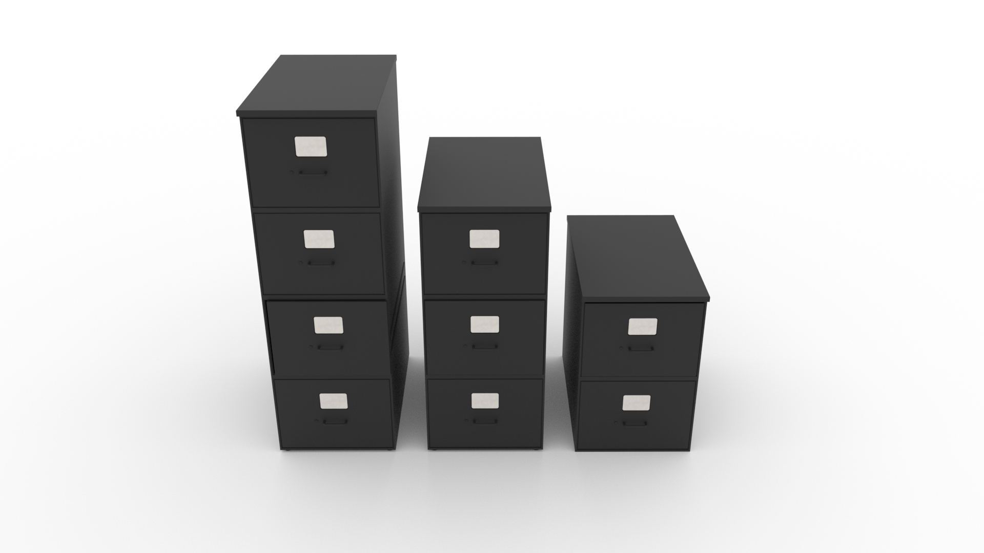 Archive Drawer Unit Filing Cabinet 3D Model - TurboSquid 1737947