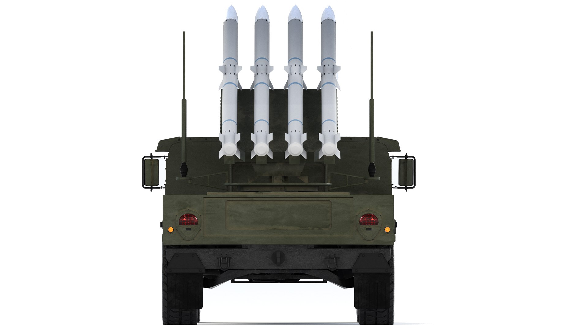 3D HMMWV M1097A2 CLAWS AMRAAM 2008 Model - TurboSquid 2069517