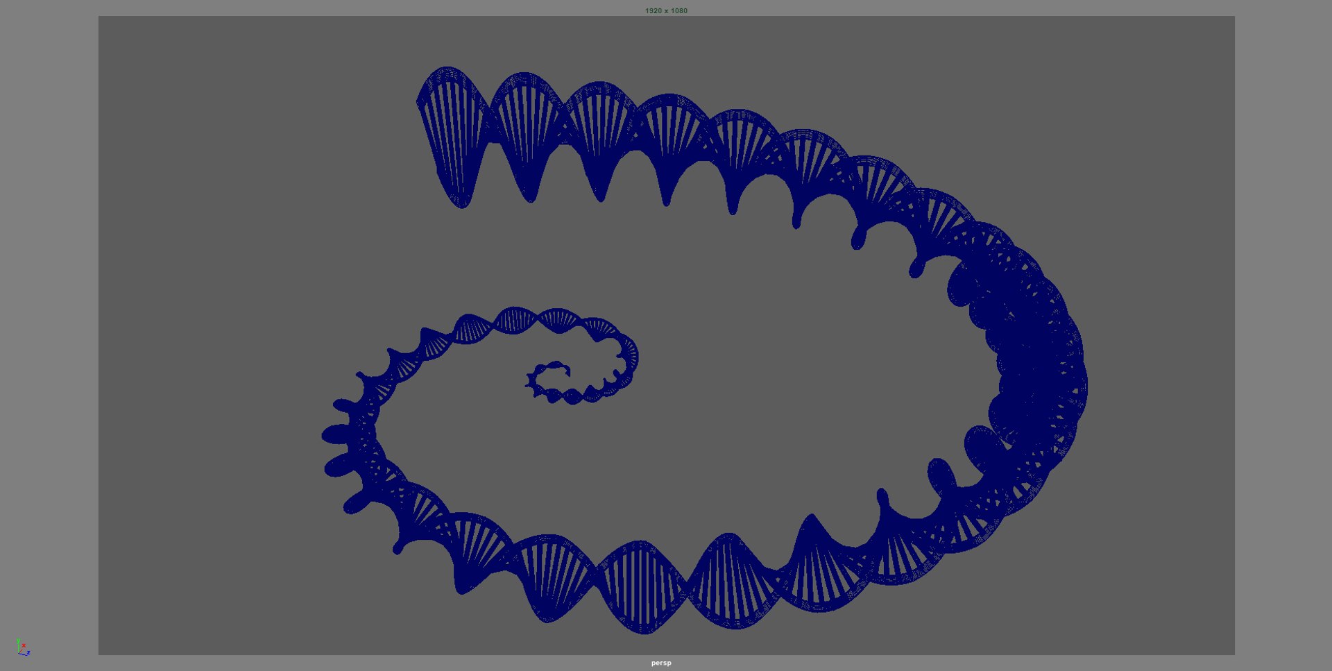 3D Spiral Dna Golden Ratio - TurboSquid 1455580