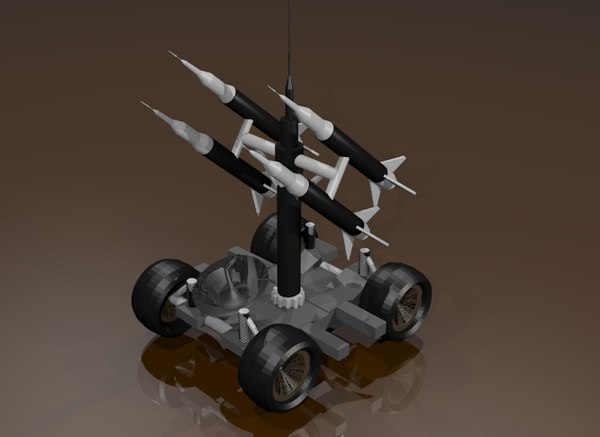 3d model rocket launcher
