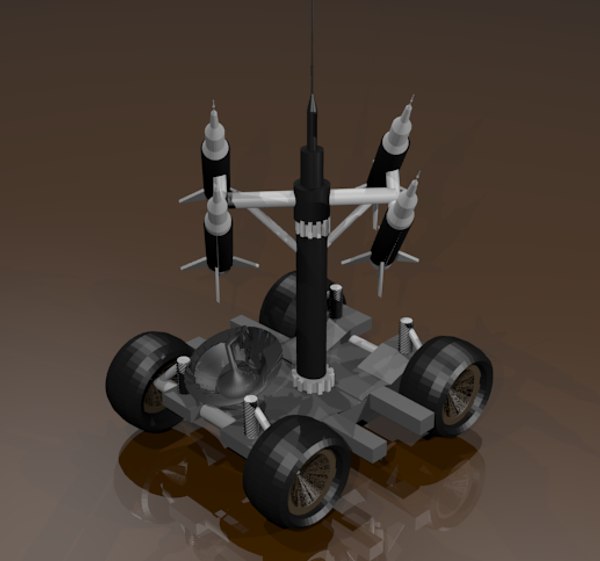 3d model rocket launcher