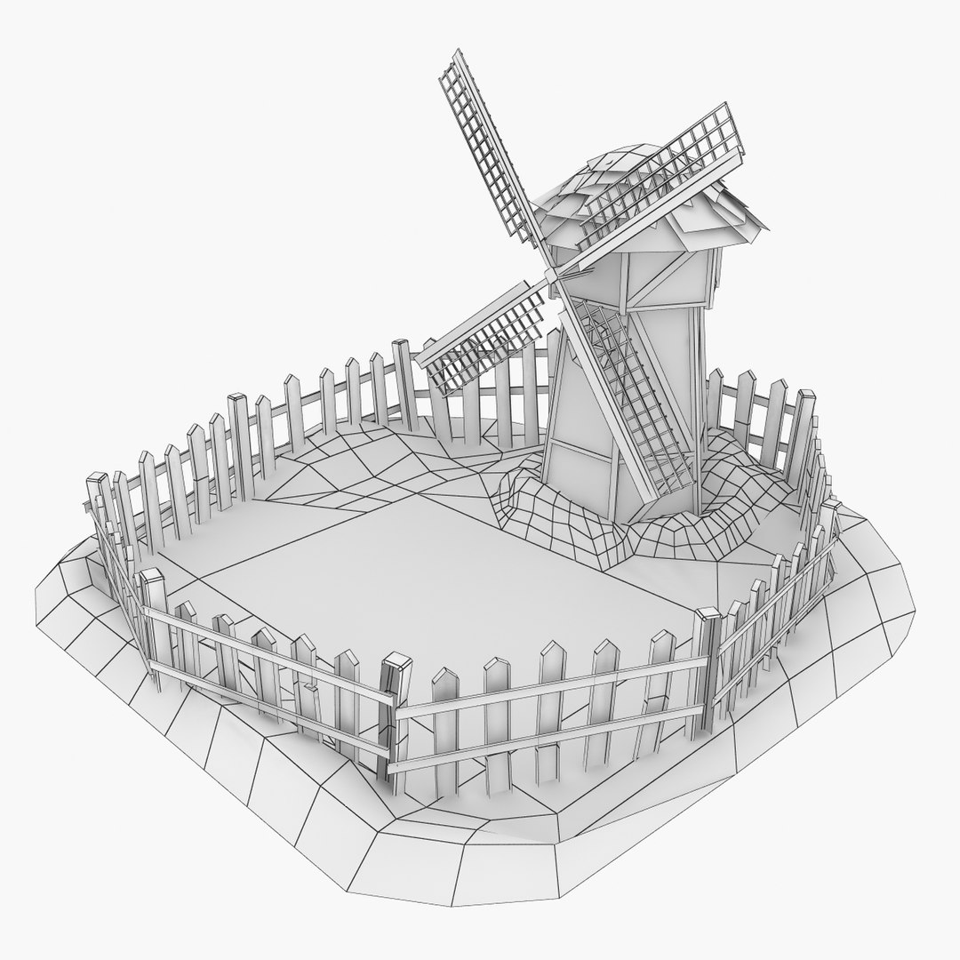 Hobbit Windmill Glade 3d Max