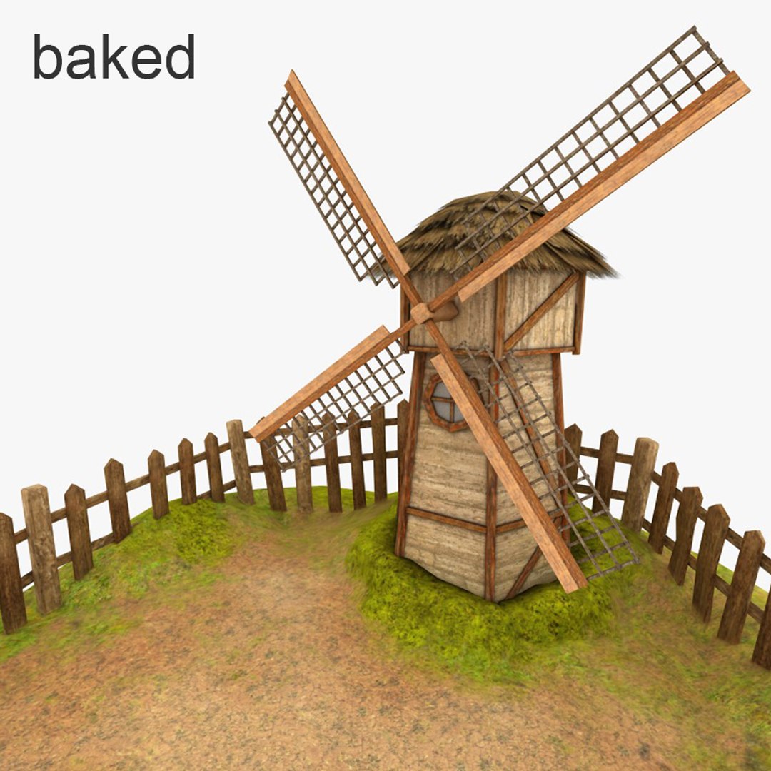 Hobbit Windmill Glade 3d Max